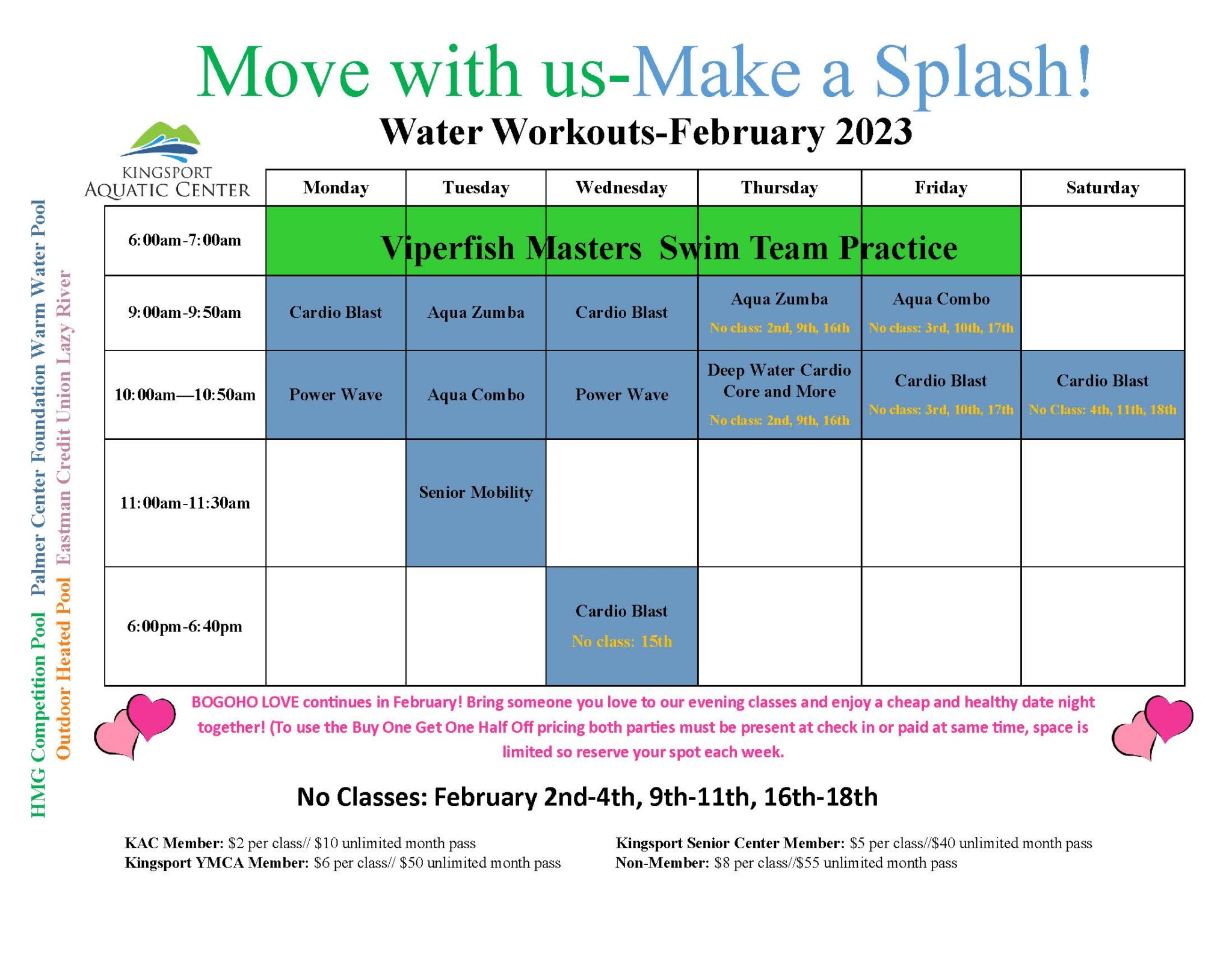 Water Aerobics Classes - Kingsport Aquatic Center