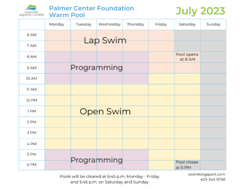 Pool Schedules - Kingsport Aquatic Center